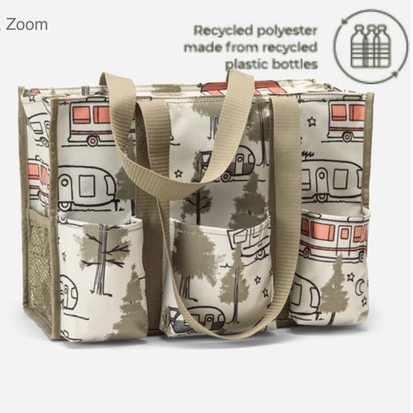 thirty-one | Bags | Trees Rvs Zip Top Organizing Utility Tote | Poshmark